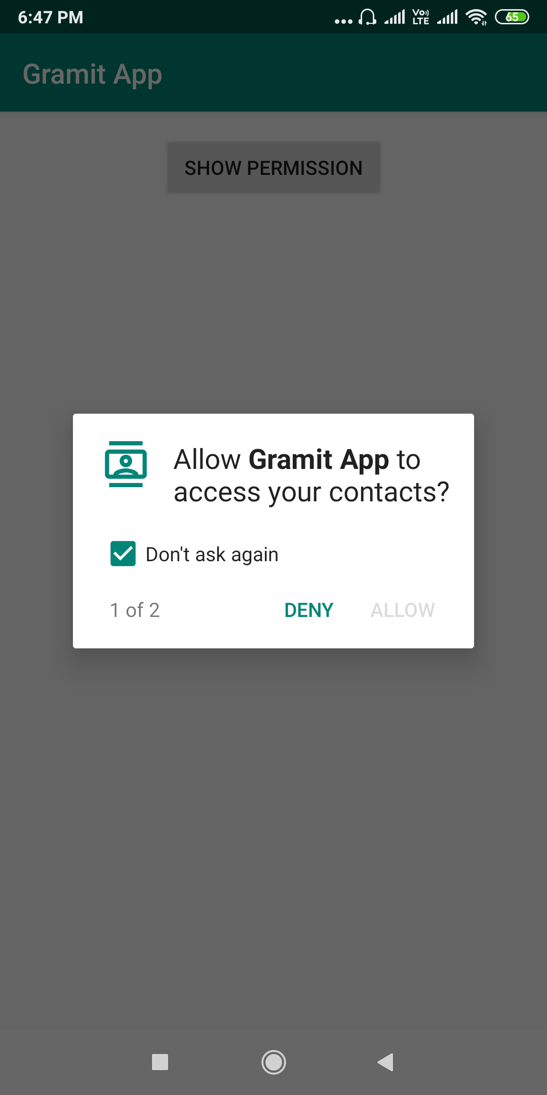 GitHub - flagbeat/Gramit: A library to simplify permission handling in ...